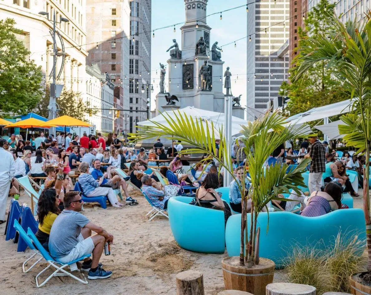 Downtown Detroit Urban Beach | Downtown Detroit Partnership