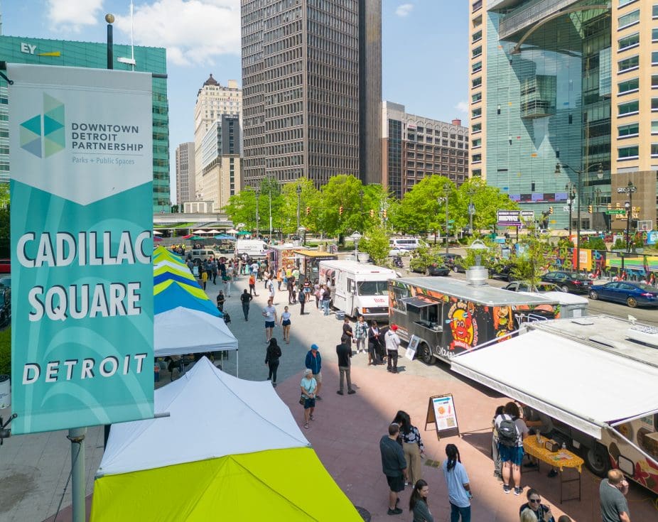 Cadillac Square | Food Trucks, Markets & More | Downtown Detroit ...