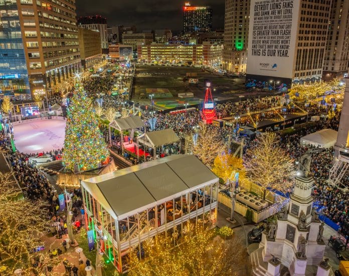 Campus Martius Park | Top Public Square by USA Today | Downtown Detroit ...