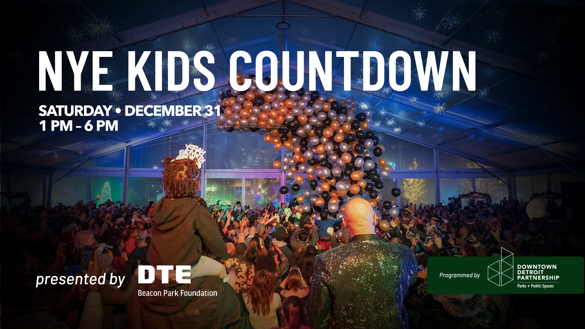New Year's Eve Kids Countdown - Downtown Detroit Partnership