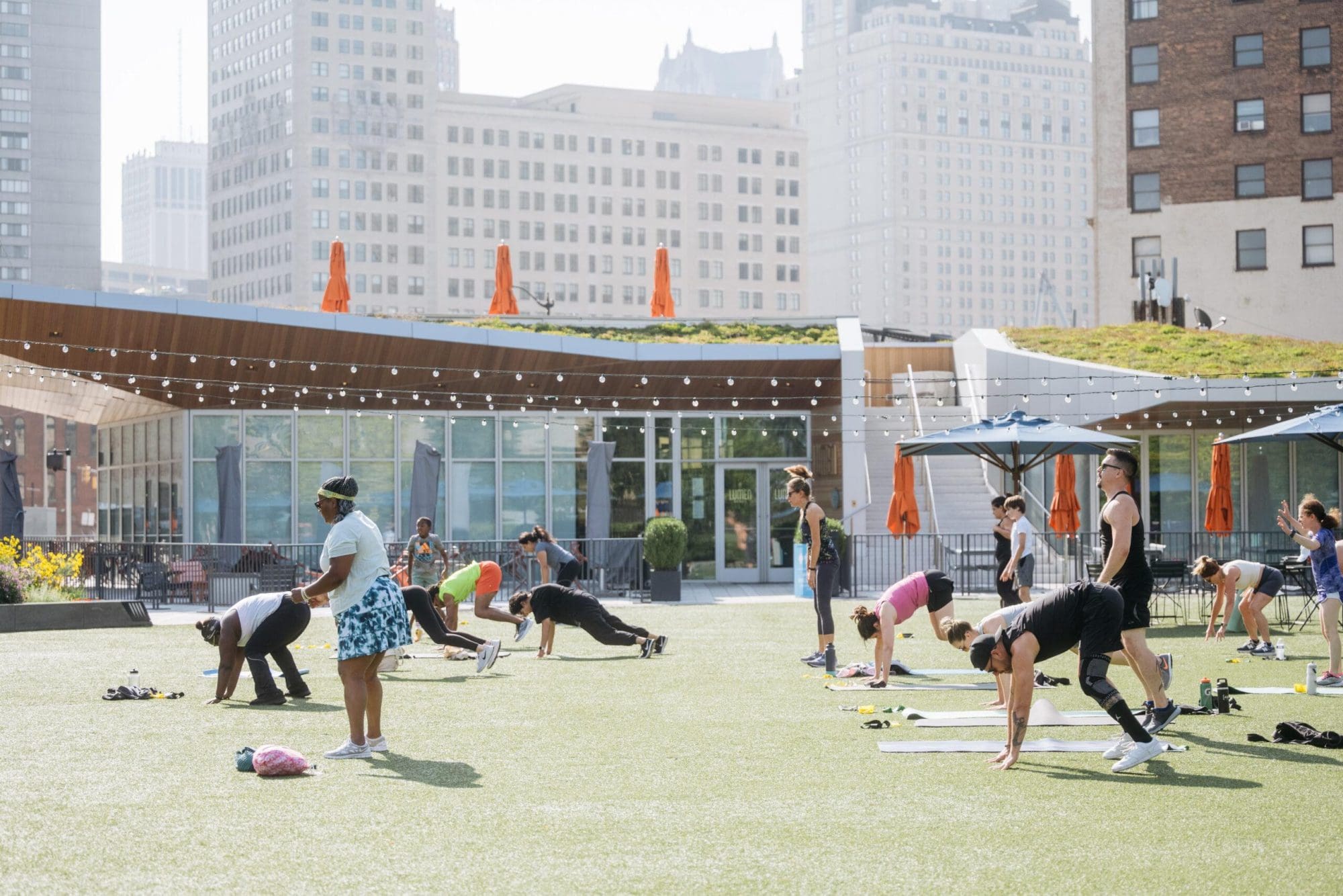 Workout Wednesdays at Beacon Park - Downtown Detroit Partnership