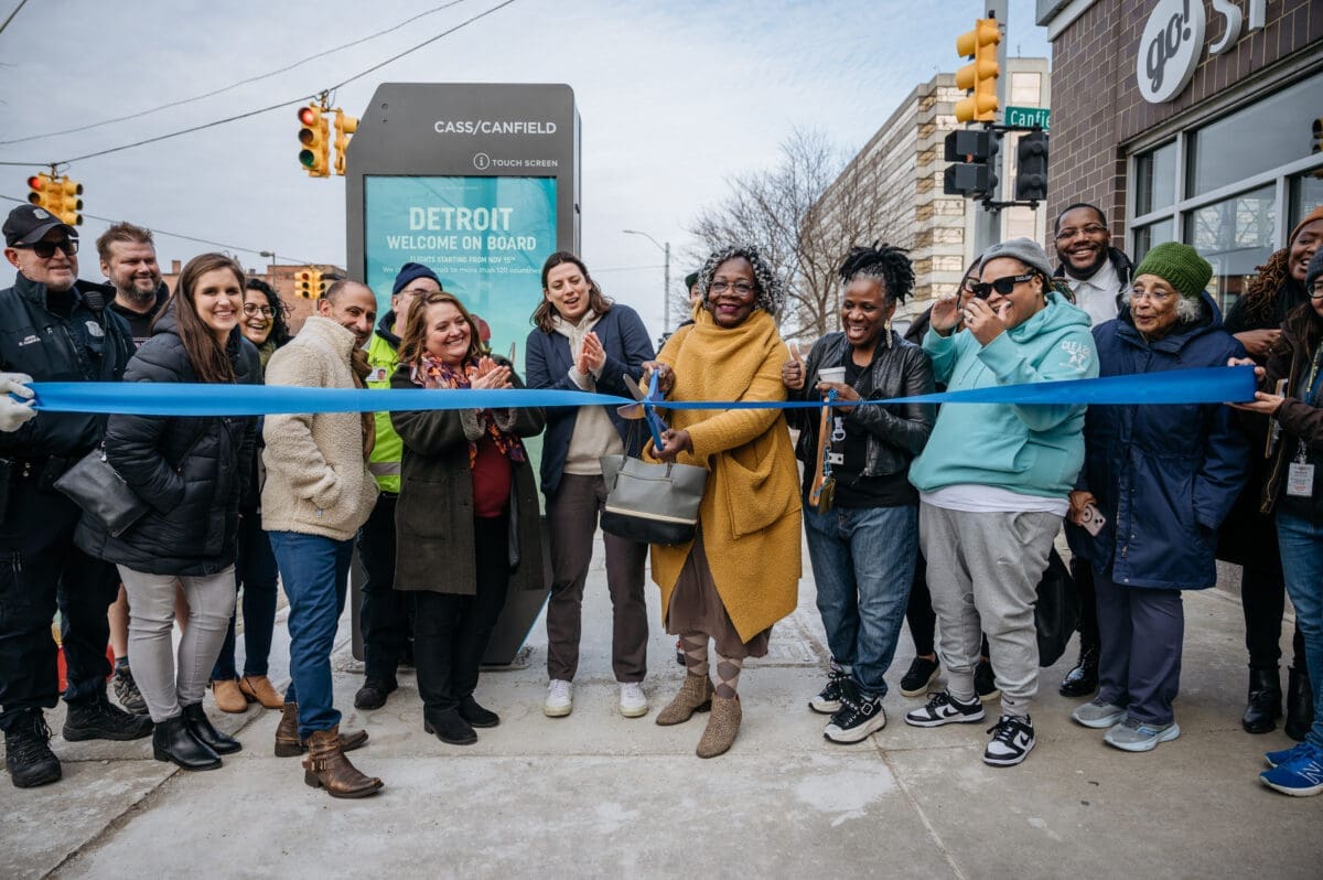 DOWNTOWN DETROIT PARTNERSHIP UNVEILED NEW DIGITAL INFORMATION KIOSKS ...