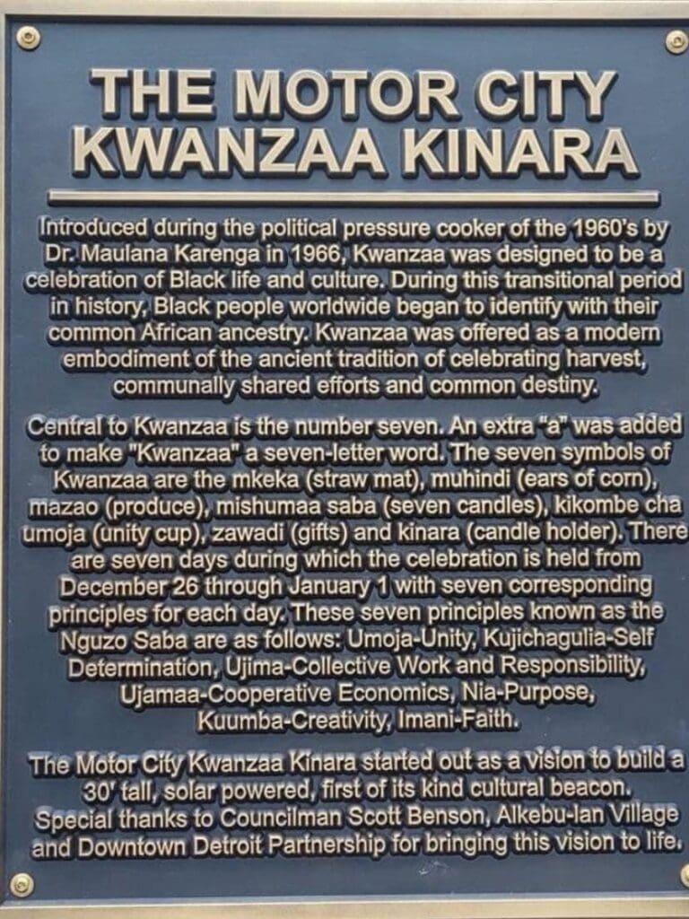 Downtown Stories — Motor City Kwanzaa Celebration and Kinara Lighting ...
