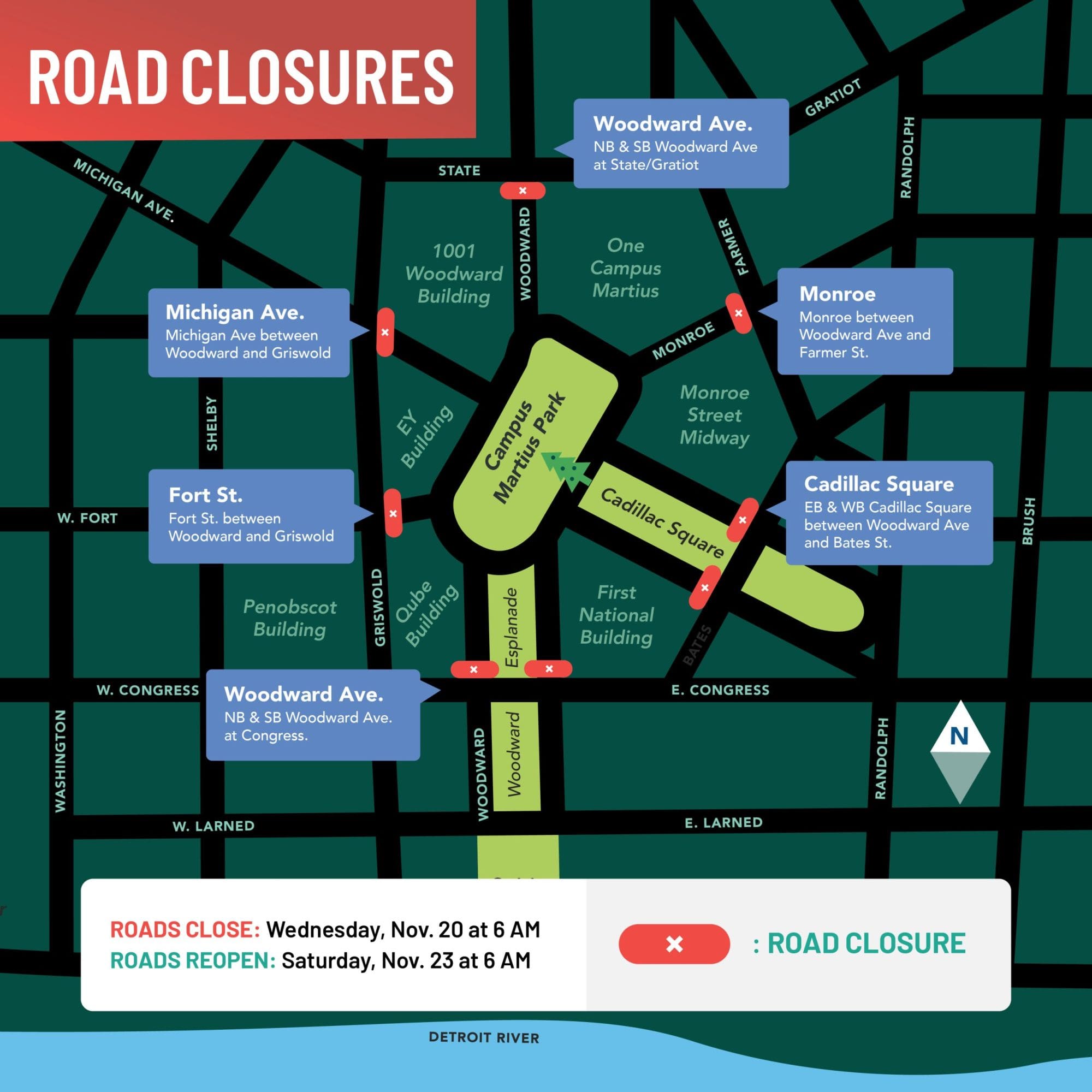 Plan Your Visit to the 2024 Detroit Tree Lighting - Downtown Detroit ...