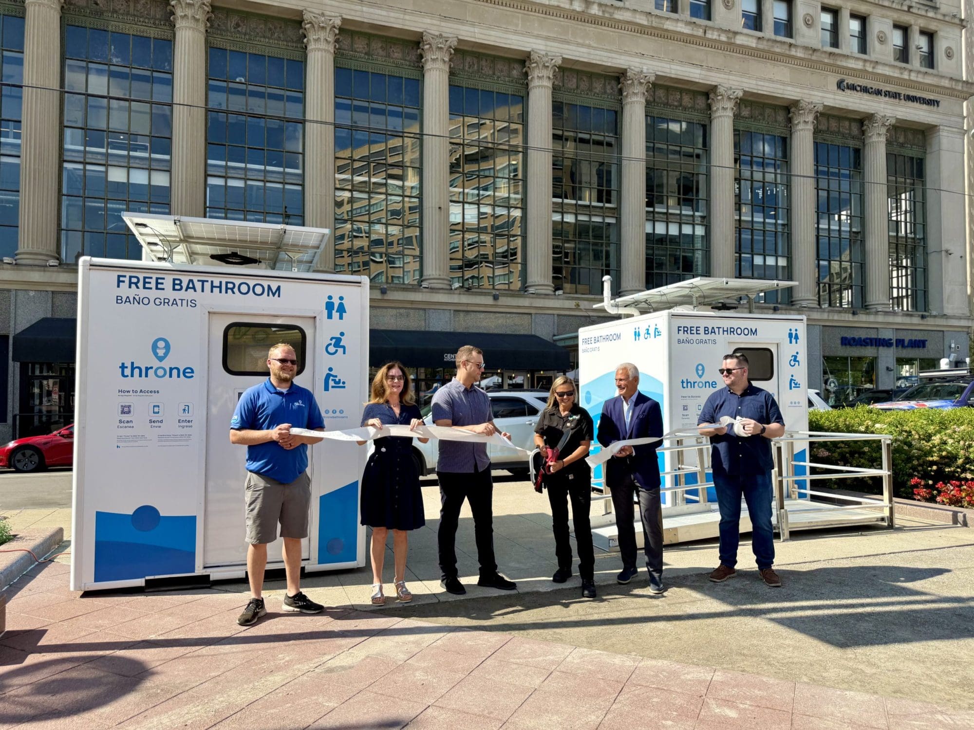 Smart Public Restroom Pilot Launches in Cadillac Square - Downtown ...